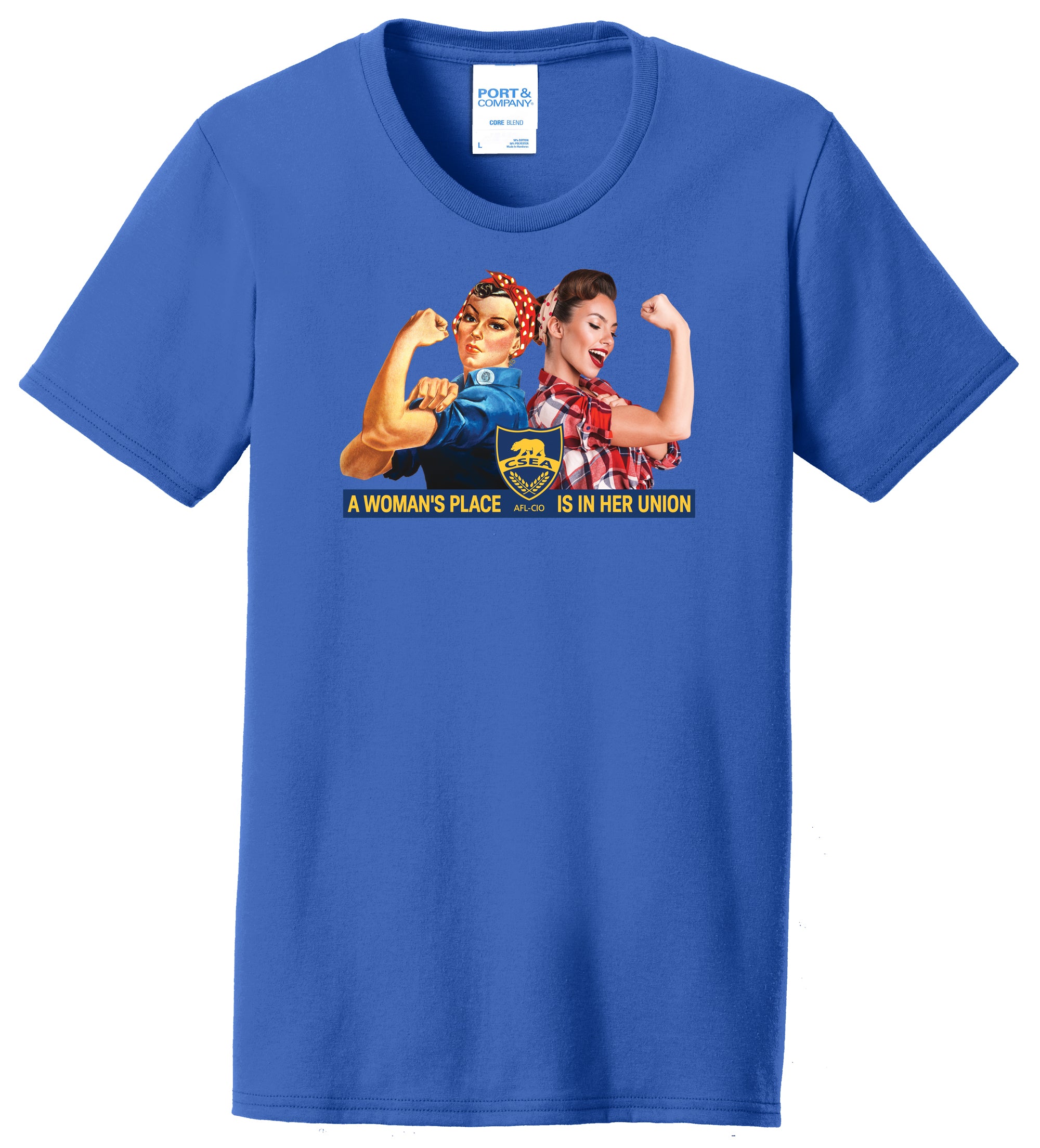 Women's Royal Rosie Tee | CSEA E-Store